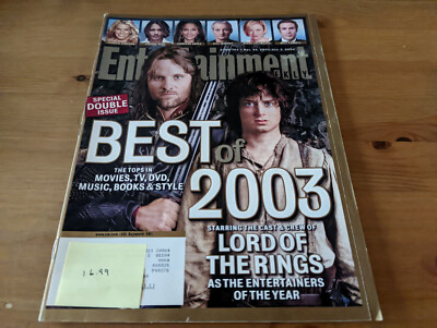 Entertainment Weekly December 2003 Lord of the Rings Best of 2003 | eBay