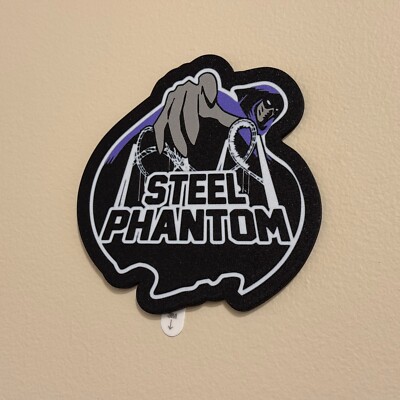 Steel Phantom Roller Coaster Wall Art Sign - Kennywood - Approx 6.5" x ...