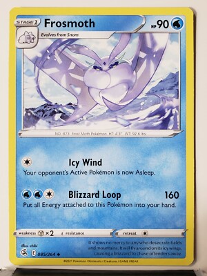 Frosmoth 085/264 - NM / M - Fusion Strike Pokemon Card - $2 Flat ...