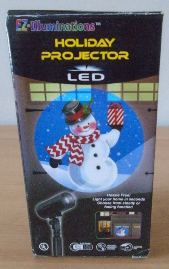 EZ Illuminations Holiday LED Snowman Projector | eBay