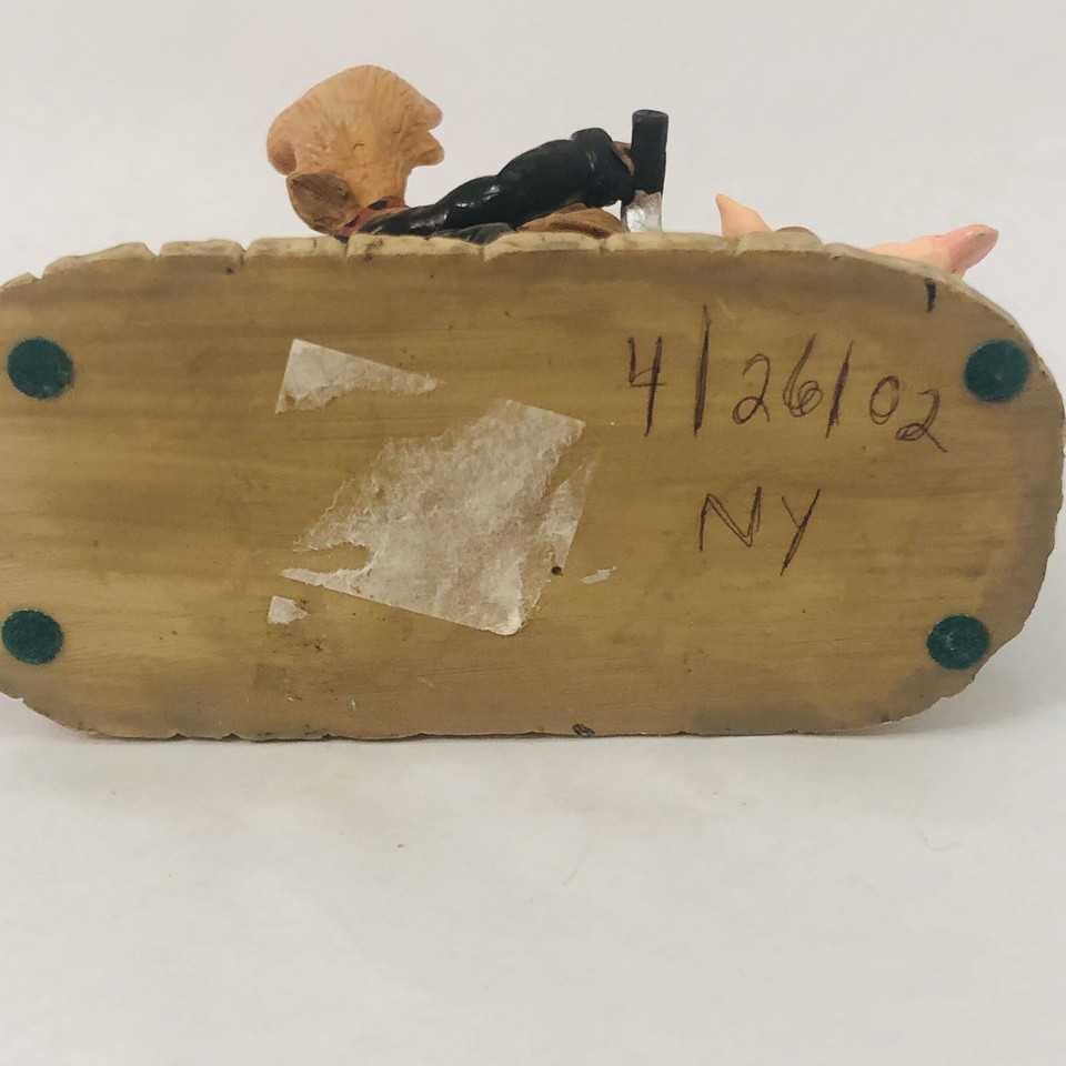 Biker Moose Hog Dog Biker Friends Motorcycle Riding Pig Figure Statue ...