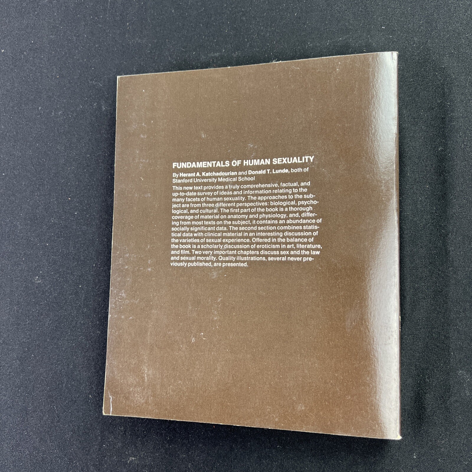 Fundamentals of Human Sexuality Herant A., Lunde, Donald Katchado ...