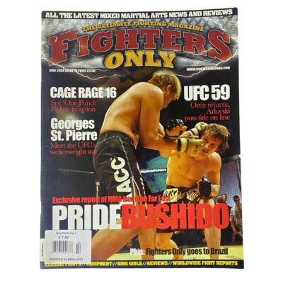 Fighters Only UK Magazine June 2006 Issue 14 Pride Bushido No Label | eBay
