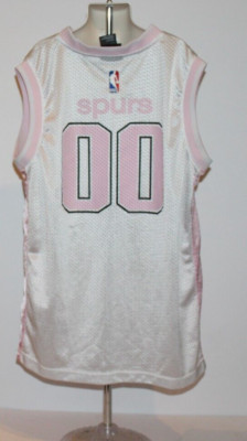 NBA San Antonio Spurs adidas #00 Youth XL (16) Girls Pink Jersey | eBay