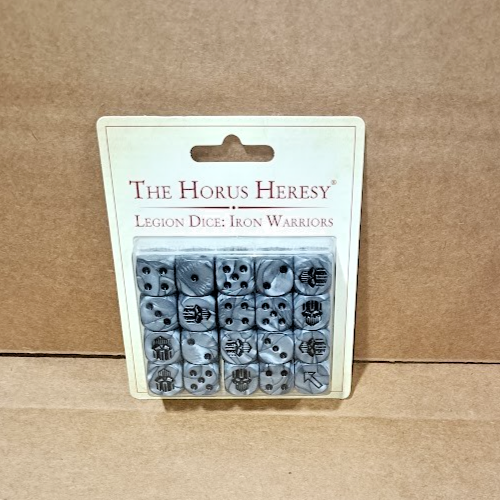 ⚔️WARHAMMER 40K - IRON WARRIORS - LEGION DICE - HORUS HERESY - NIB ⚔️ ...