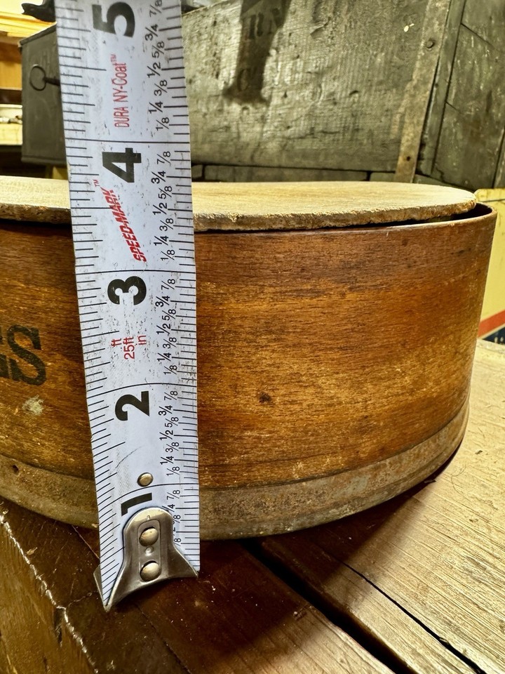 Antique Bent Wood Pantry Spice Box Primitive | eBay UK