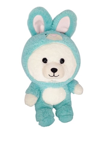 Kelly Toys 14” Bear Dog-Teal Blue EASTER Bunny Rabbit Outfit Costume ...