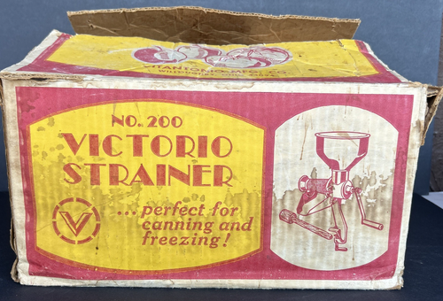 Victorio 200 Food Strainer Tomato Fruit Juicer Sauce Canning | eBay