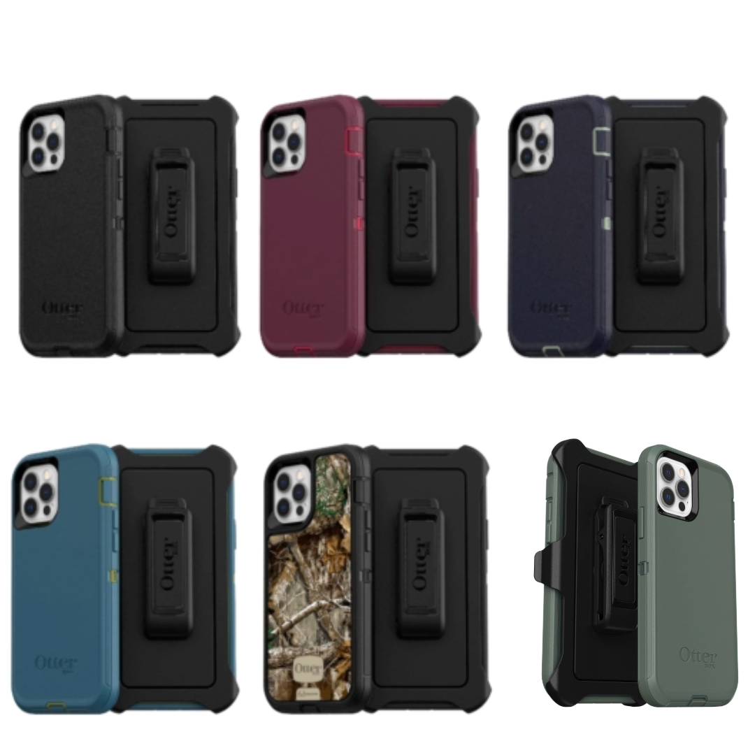 OtterBox Defender Series Case & Holster for iPhone 12 & iPhone 12 Pro ...