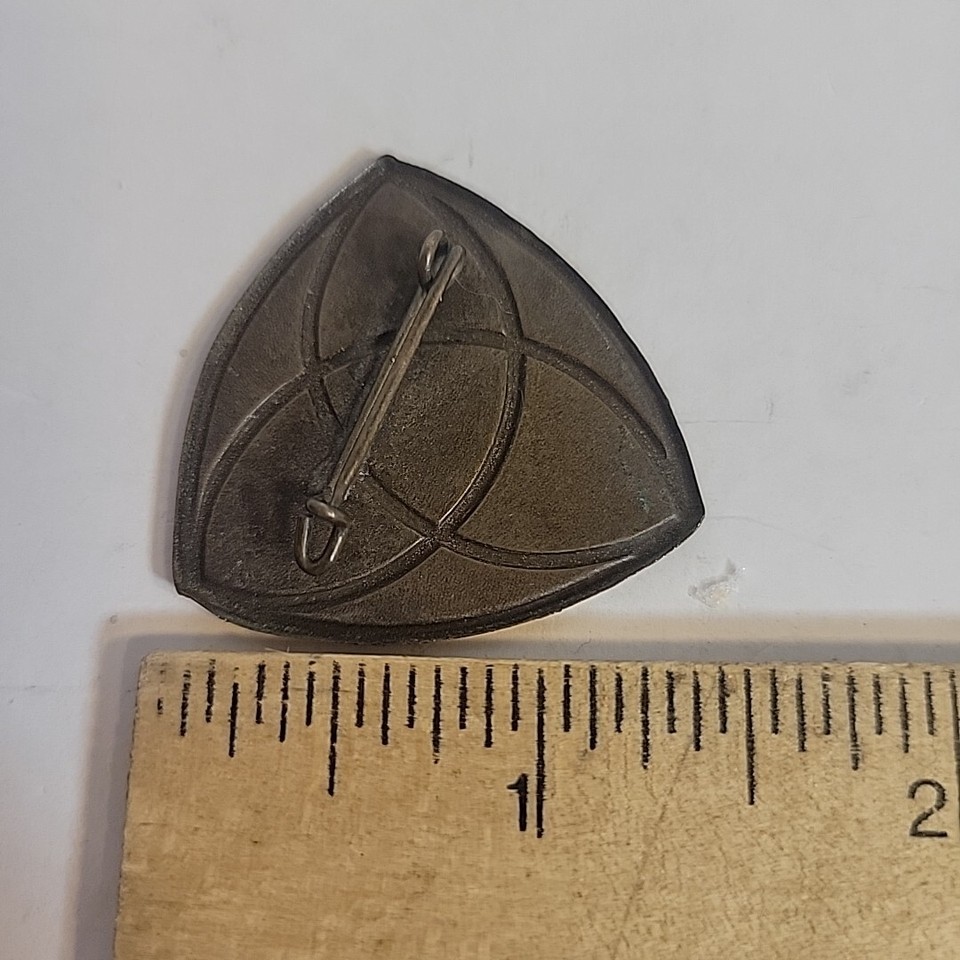 Vintage Metal Celtic Triangle Pin | eBay