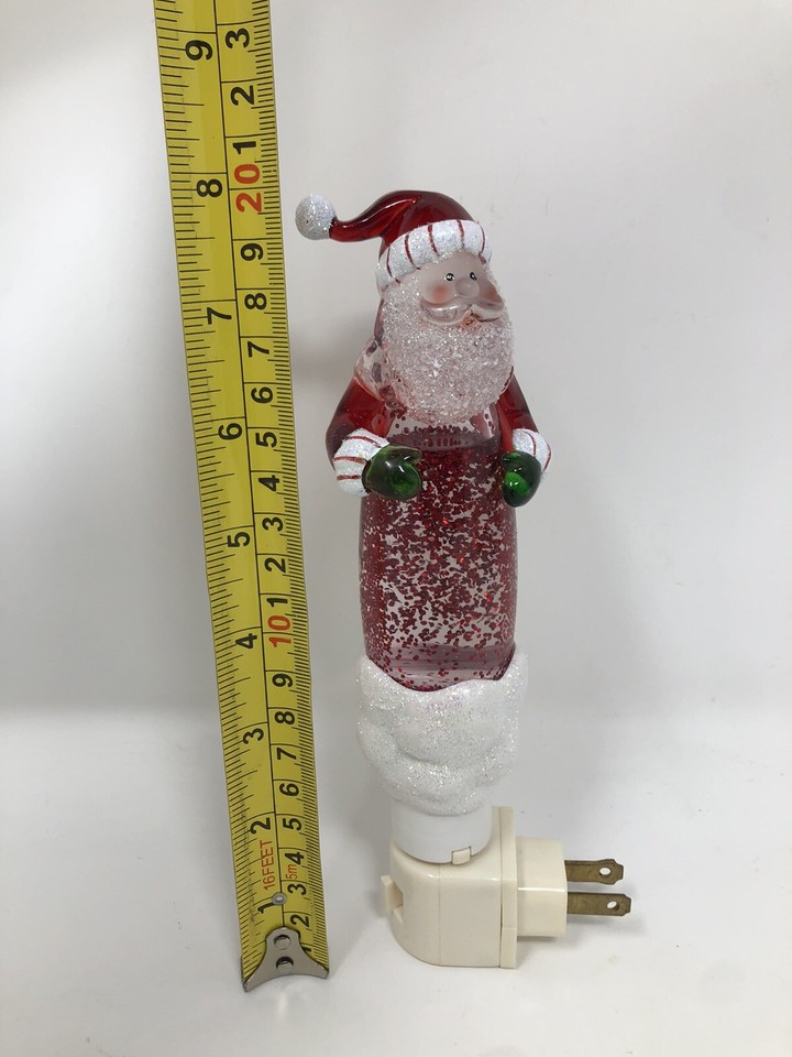 SANTA SHIMMERING GLITTER NIGHT LIGHT PLUG IN ON/OFF SWITCH Avon 2006 | eBay