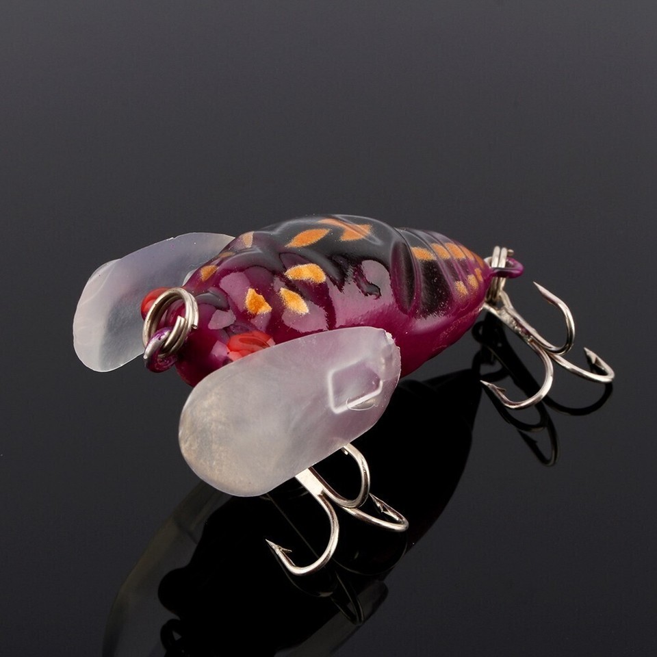 New Fishing Tackle Lure Snakehead Bass Killer Insect Cicada Freshwater ...
