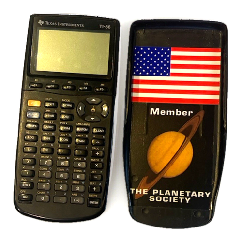 Texas Instruments Graphing TI-86 Calculator Wy Native & Other Stickers ...