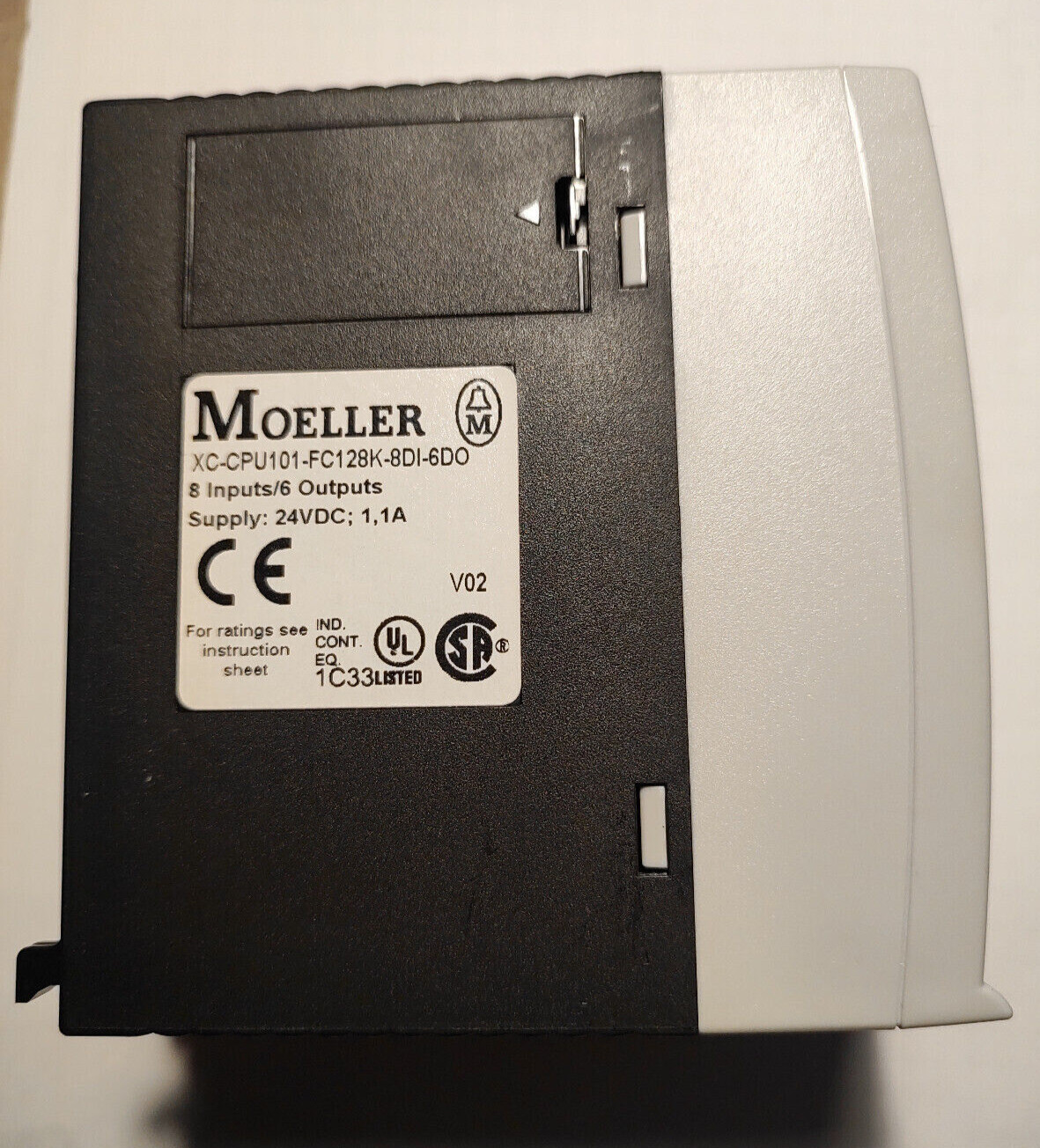 MOELLER/EATON Modular PLC XC-CPU101-FC128K-8DI-6DO | eBay