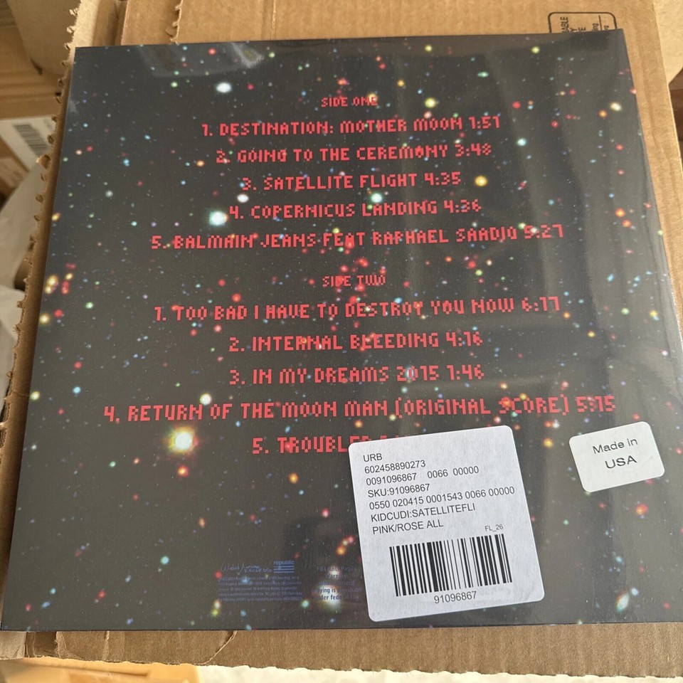 Kid Cudi Satellite Flight The Journey To Mother Moon Pink Color Vinyl ...