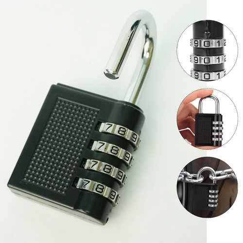 Weatherproof Security Combination Padlock Outdoor Heavy Duty 4-Digit ...