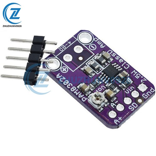 5PCS PAM8302A Miniature 2.5W Class D Mono Audio Power Amplifier Module ...