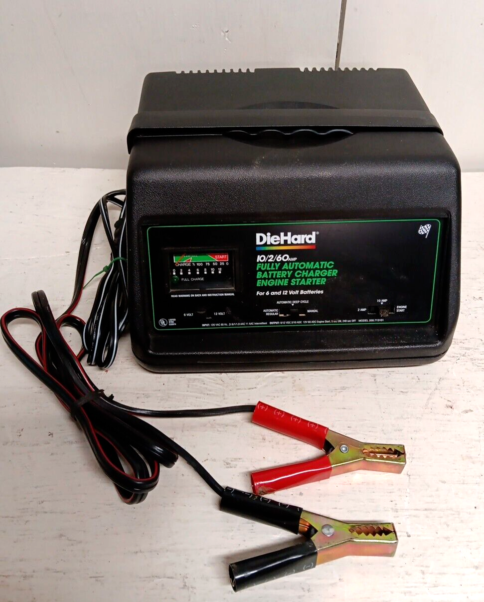 DieHard 10/2/60 Fully Automatic Battery Charger/Engine Starter Works ...