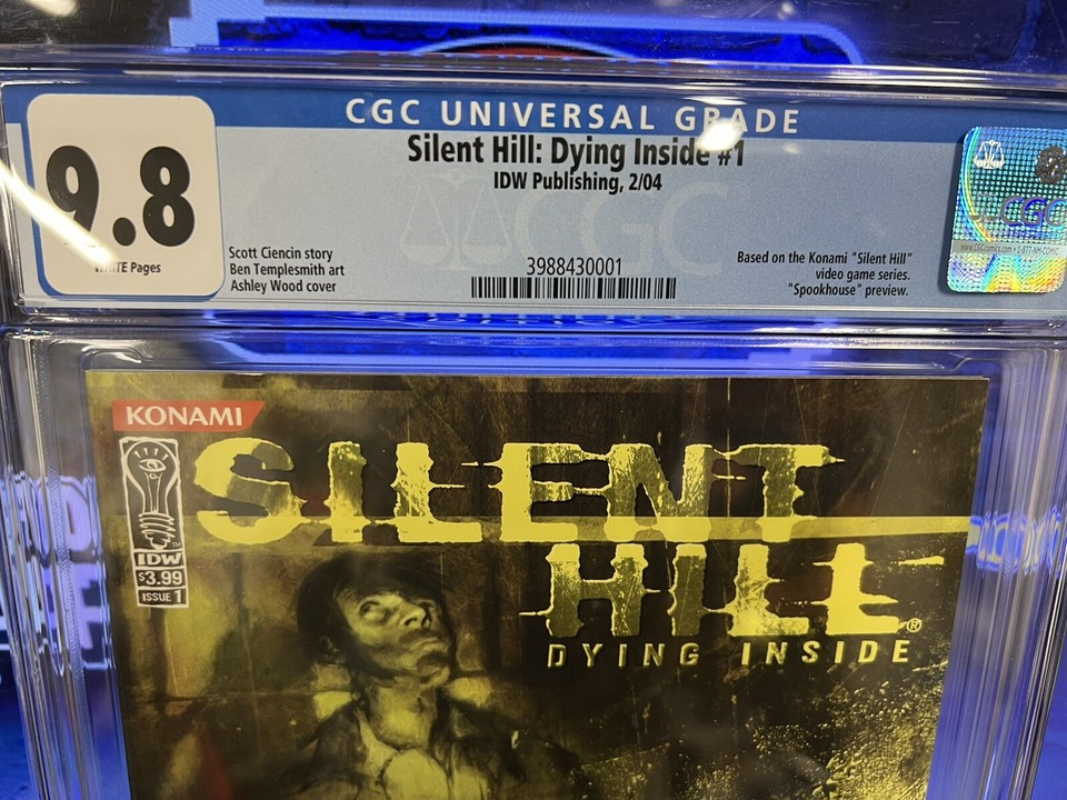 2004 IDW Silent Hill Dying Inside #1 Graded CGC 9.8 First Print MINT ...