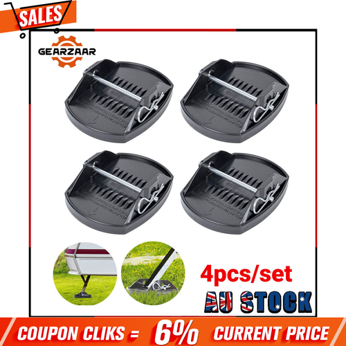 4pc Caravan Jack Pads Corner Steadies RV Stabilizer Legs Camper Trailer ...