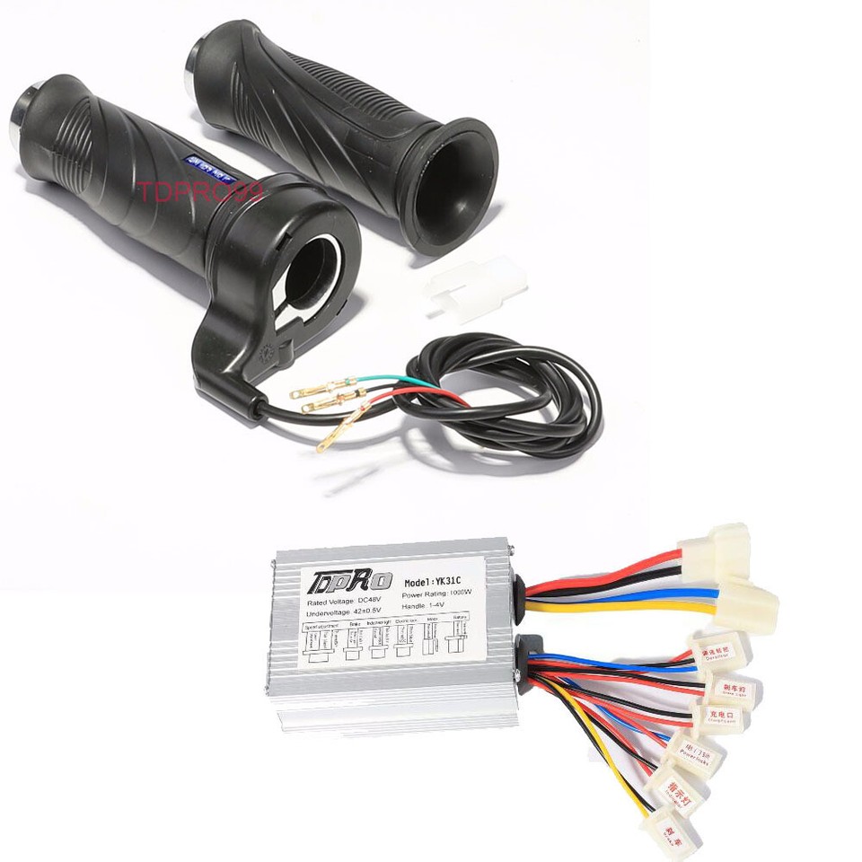 48V 1000W Brush Motor Kit Controller Electric Tricycle Razor MX500 ...