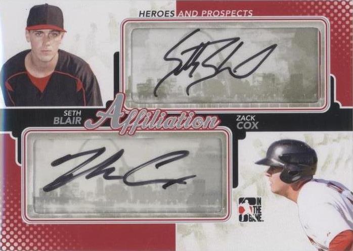 2011 In the Game Heroes and Prospects - Affiliation Zack Cox, Seth ...