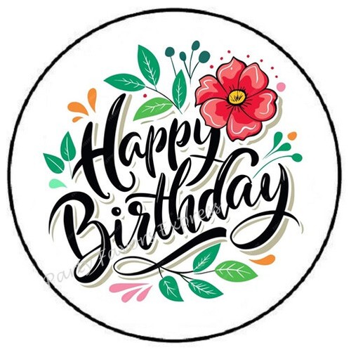 HAPPY BIRTHDAY ENVELOPE SEALS LABELS STICKERS PARTY FAVORS | eBay