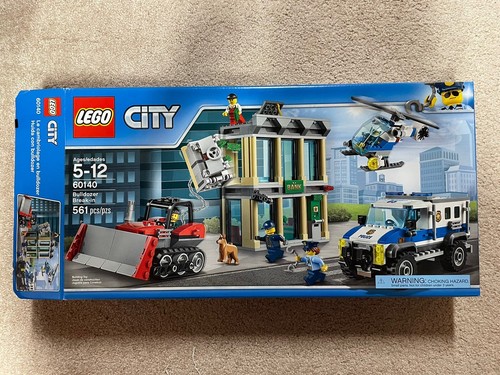 100% Complete LEGO City 60140 Police Bulldozer Break-In w/instructions ...