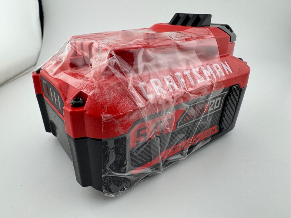 GENUINE CRAFTSMAN [CMCB205] V20 5.0 AH RECHARGEABLE 20-VOLT LITHIUM ION ...