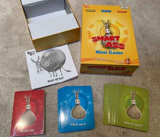 Smart Ass Trivia Mini Travel Game by University Games - & for sale ...