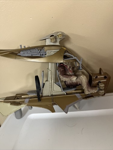 Wookie Flyer Helicopter Hasbro Star Wars Wookie Warrior Figure Toy VTg ...