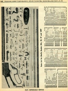 1960 Print Ad of Marlin Model 39 39A 97 1897 Rifle Parts List | eBay