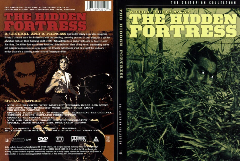 The Hidden Fortress (DVD, Criterion Collection) 37429135129| eBay