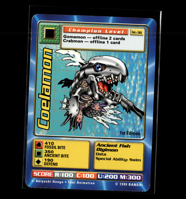 COELAMON Digimon TCG Starter Set 1st Edition St-36 Bandai 1999 LP | eBay
