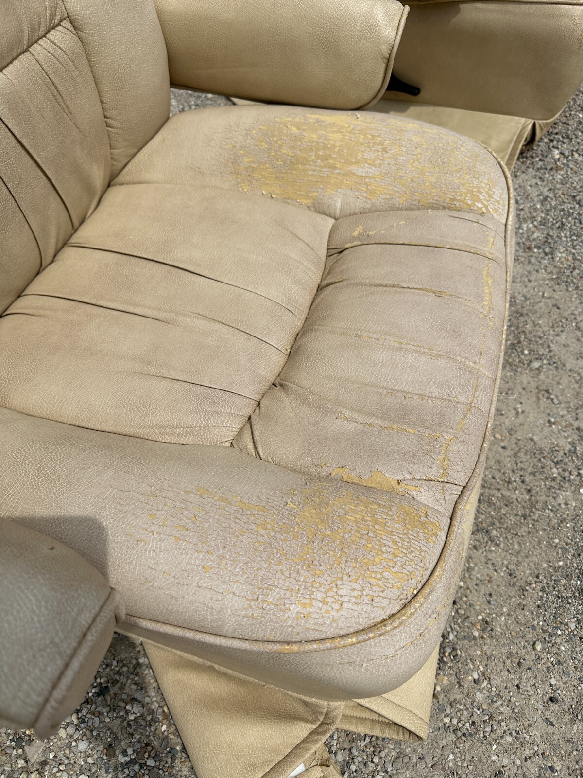 Flexsteel Cream manual RV Captain Chairs Taupe tan motorhome PAIR seats ...