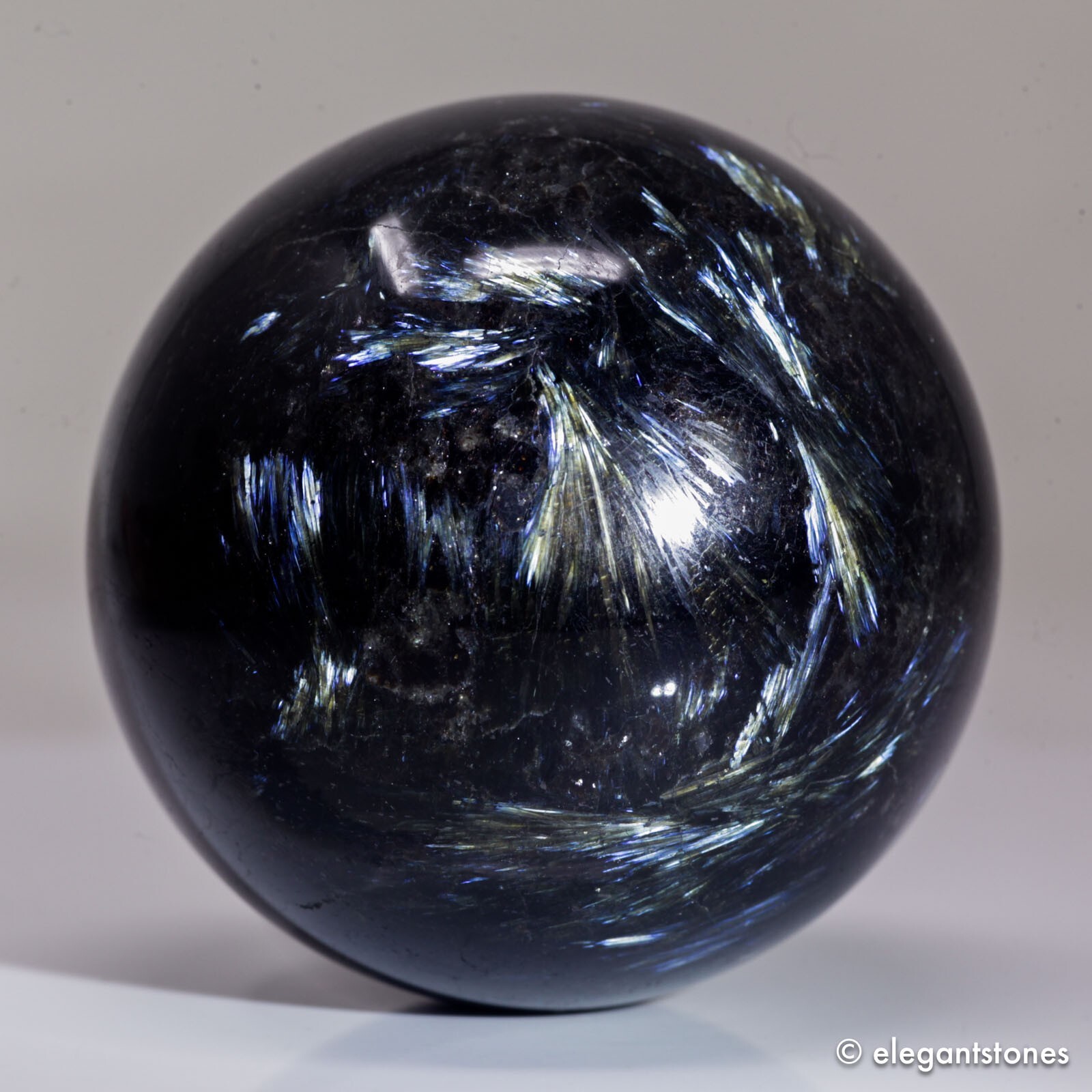 545g69mm Astrophyllite Sphere Crystal Ball Stone Fireworks Quartz ...