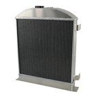 22" 3ROWS Cooling Aluminum Radiator For 1933 Ford Model A V8 engine ...