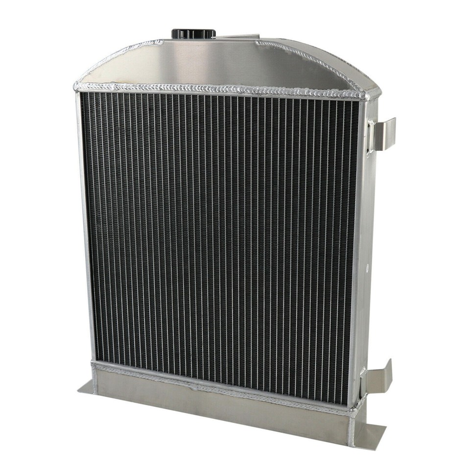 22" 3ROWS Cooling Aluminum Radiator For 1933 Ford Model A V8 engine ...