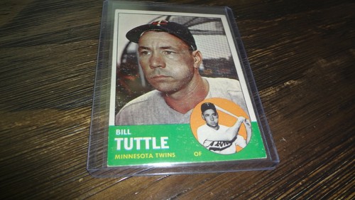 1963 TOPPS BILL TUTTLE #127 BASEBALL CARD | eBay