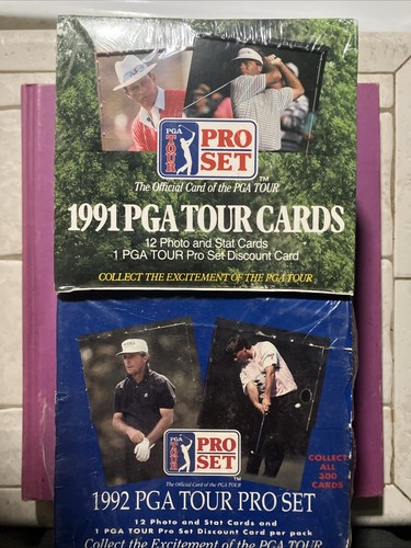 1991 & 1992 PRO SET PGA TOUR FACTORY SEALED WAX BOXES⛳️ HOF/STARS | eBay