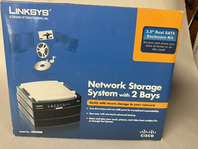 Cisco-Linksys Network Storage System with 2 Bays (NAS200) | eBay