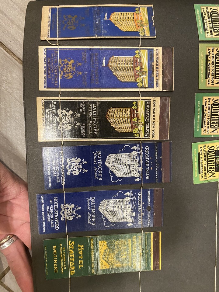 Huge Collection Of Hotel Matchbook Covers From The 1930s-40s Great ...