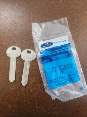 NOS OEM Vintage Lincoln Key Blank Pair 1966-1984 1766LN, S1766LN, Mark ...