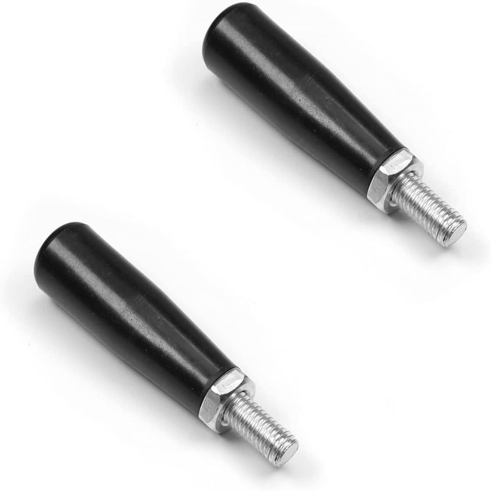 2pcs Plastic Revolving Handle Knob M8 x 47mm (DxL) Knobs Handle Lathe ...