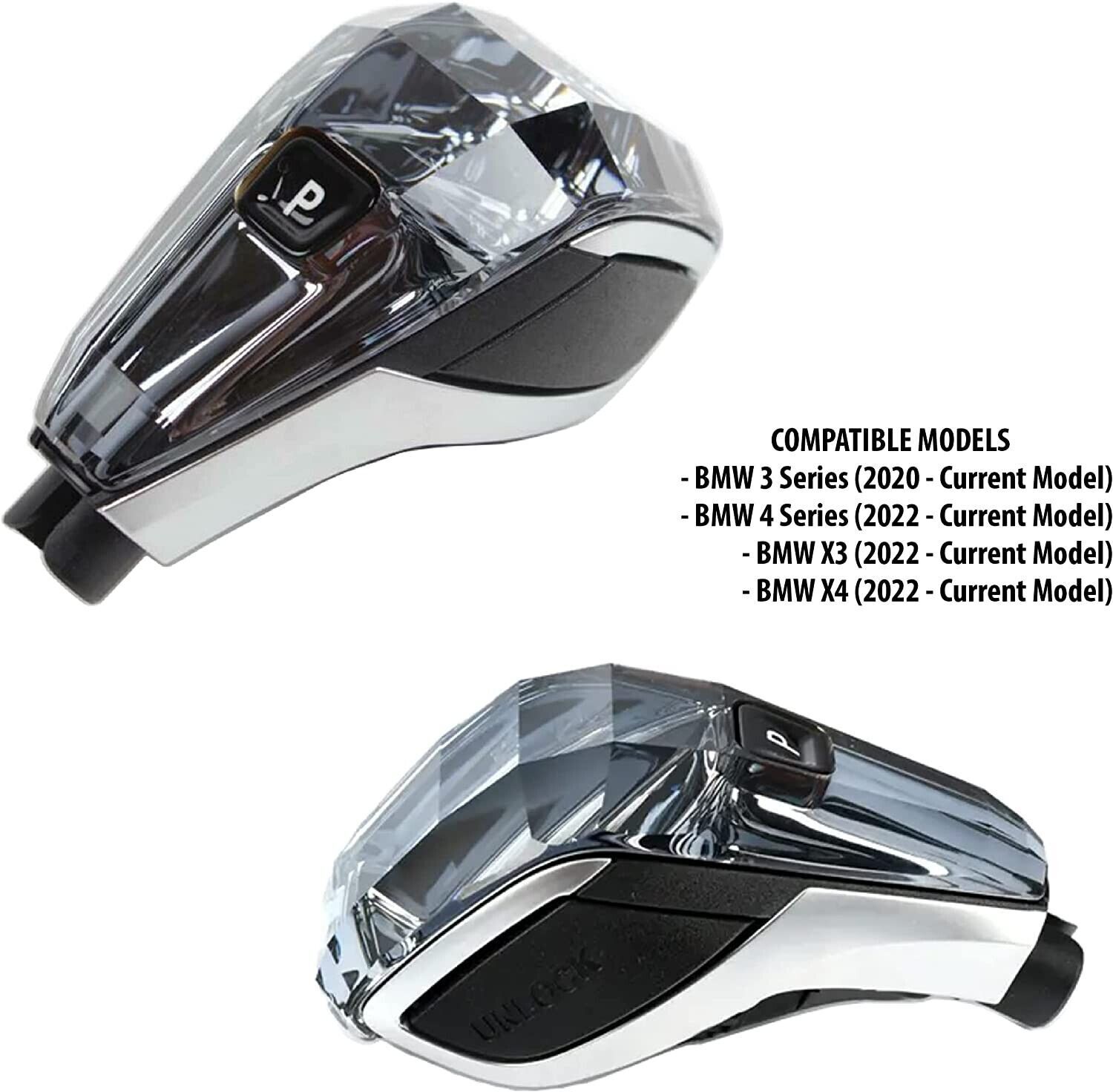 3Pcs Fits For 2018-2022 2023 BMW X3 G01 Interior Crystal Gear Shift ...