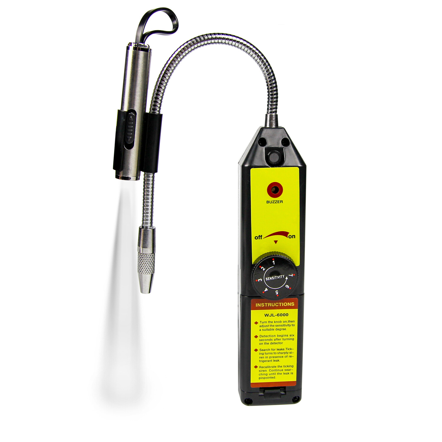 Portable Handheld AC Refrigerant Halogen Gas Leak Detector with High ...