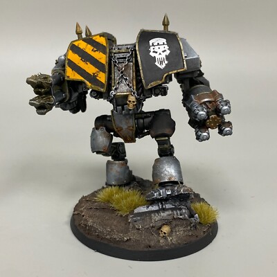 1 CONVERTED CHAOS DREADNOUGHT HELBRUTE IRON WARRIORS WARHAMMER 40,000 ...