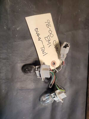 EM1 OEM Honda EK Civic EX SI Coupe Rear Outer Tail Light Bulb Harness ...