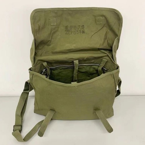 Surplus Chinese PLA Army Canvas bag Pack Shoulder Bag Computer Bag | eBay