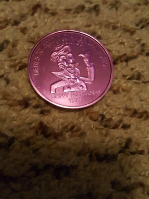 Donald Duck turnbull bull 1978 Mardi Gras Doubloon new orleans nola ...